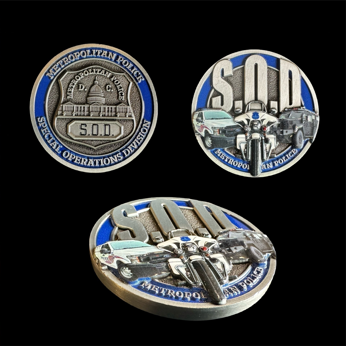 MPDC SOD Coin – Copper Gear Challenge Coins