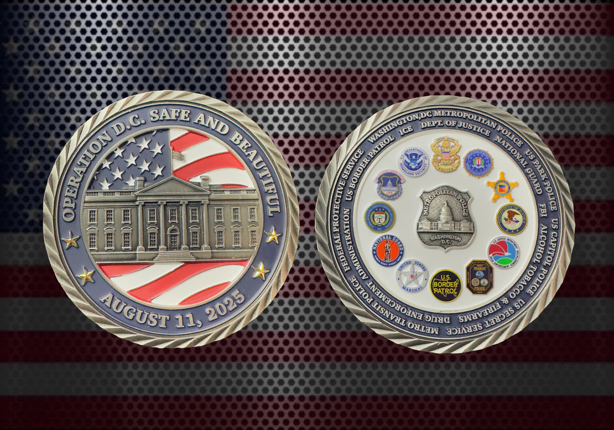 Metropolitan Police Takeover coin – Copper Gear Challenge Coins